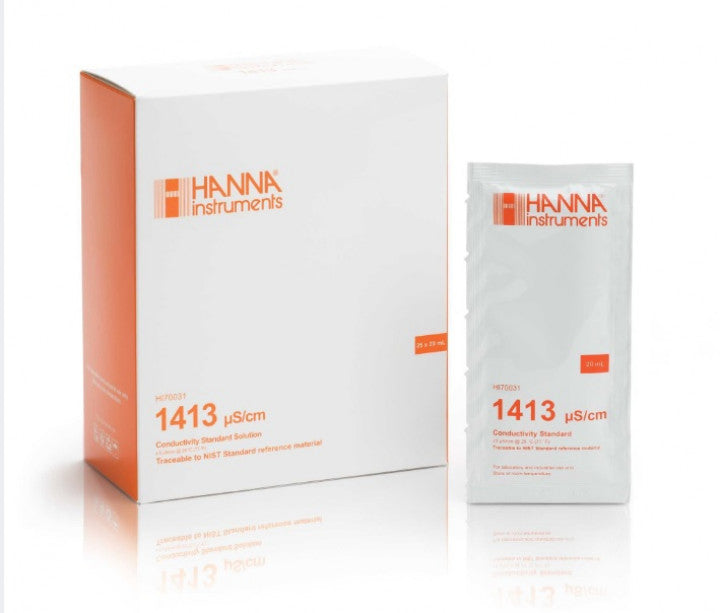 Soluciones Buffer Hanna Instruments para pH en sobre – Agrotech